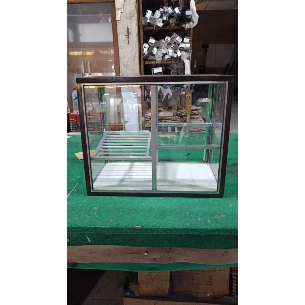 Latest fried chicken display case/holo pole/stainless steel display ...