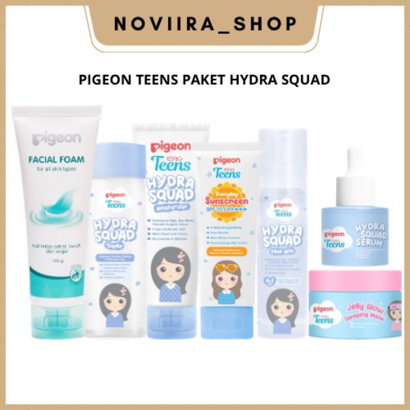 Pigeon Teens Complete Hydra Squad Package | For Dry/Sensitive Skin ...