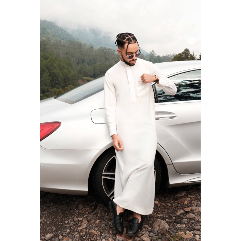Basic White Robe by Zaafer Indonesia | Shopee Malaysia