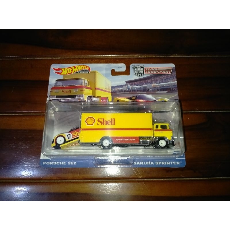 Hot Wheels Team Transport Porsche 962 & Sakura Sprinter | Shopee Malaysia