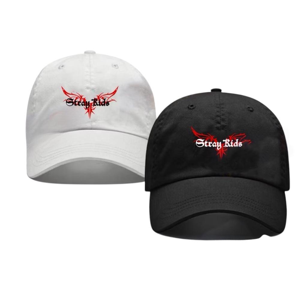 Baseball cap kpop korean stray kidsDomin ate world tour Wing Logo ...