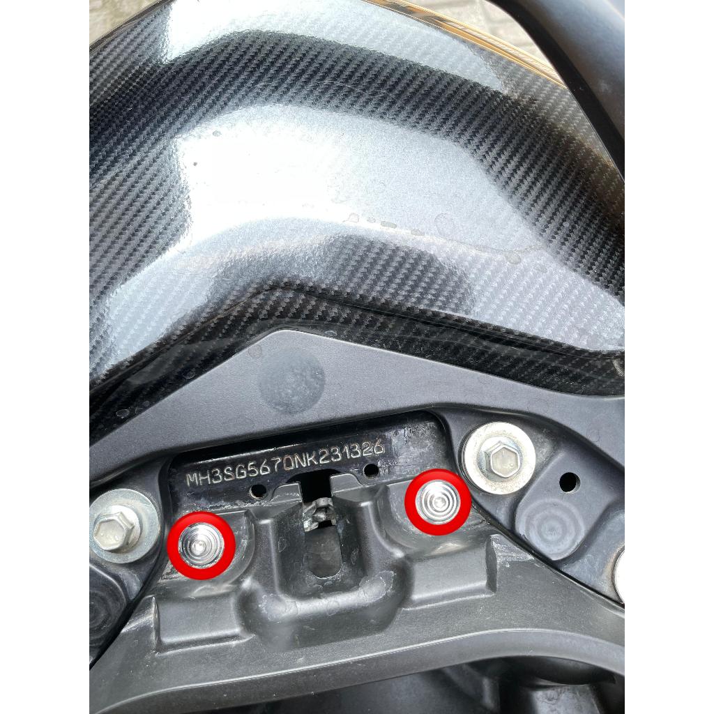 Jog SEAT LUGGAGE MOUNTING BOLT (2 BOLT) PYRAMID MODEL AEROX N-MAX NMAX ...