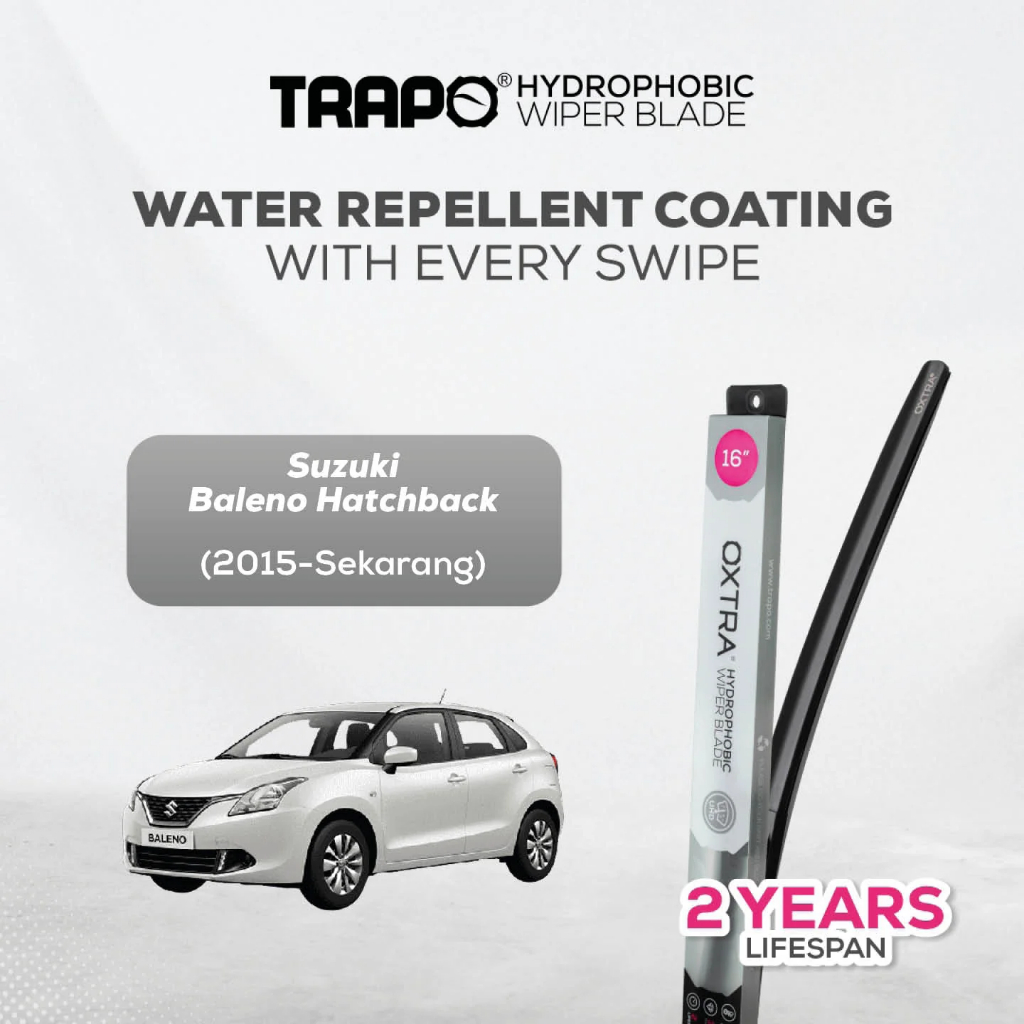 Trapo Hydrophobic Car Wiper Blade Suzuki Baleno Hatchback (2015-Present ...