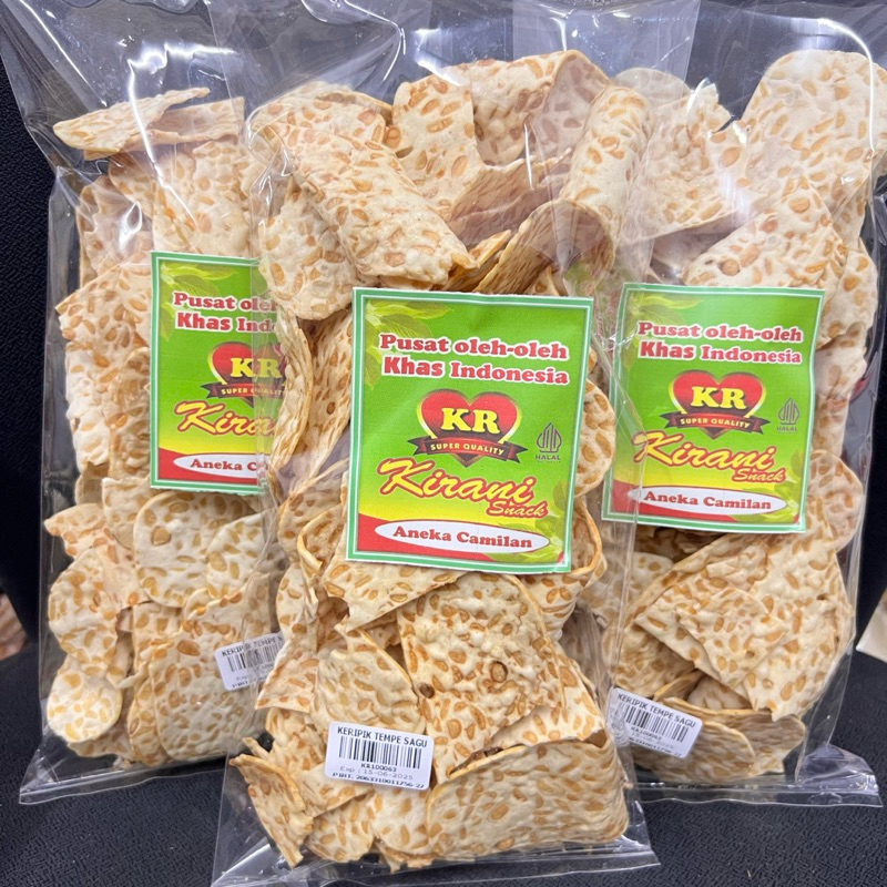 SAVORY SAGO TEMPE CHIPS Kerepek Tempe Kerepek Makanan Snack | Shopee ...