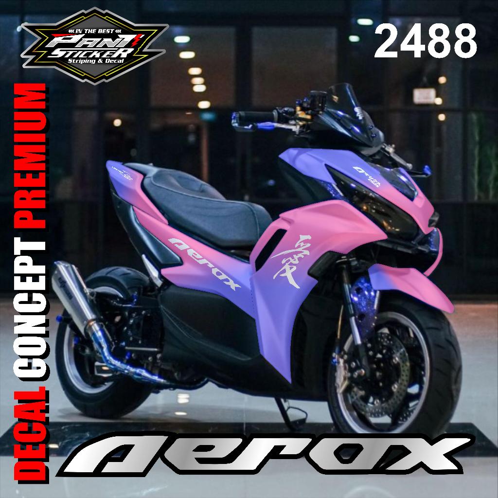 Terbaru Decal Sticker Yamaha Aerox New Connected Full body - Aerox ...