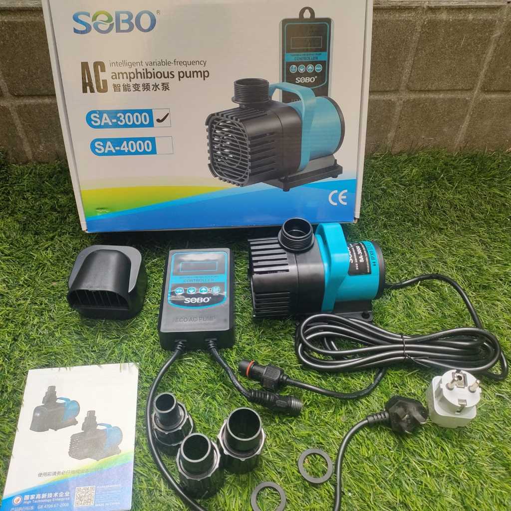 Sobo SA 3000 L/H Original Fish Pond Amphibious Submersible Pump | Shopee Malaysia