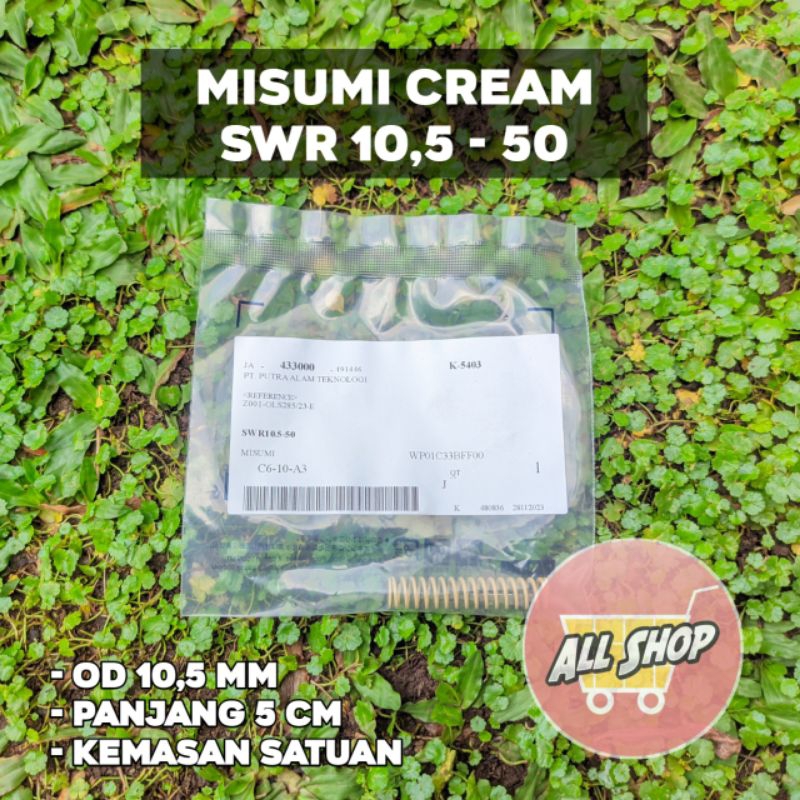 Spring Per Misumi cream SWR 10,5-50 / Spring Misumi Original / Spring ...