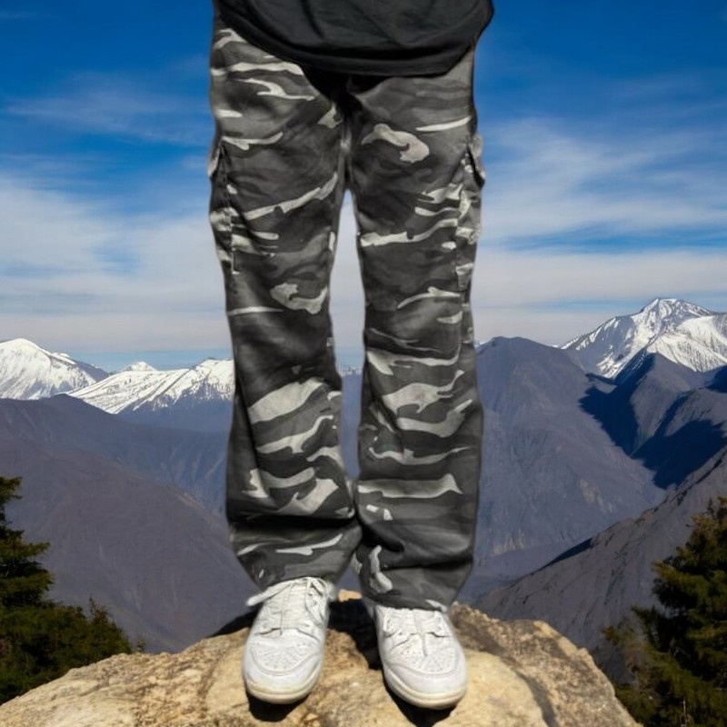 Carpenter Panst Original Men's Long Striped Cargo Pants Regular Fit ...