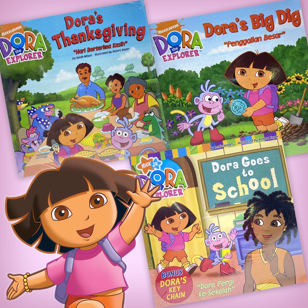 Dora The Explorer Story Book 3 Colored Story Books Collection 7 - Dora ...
