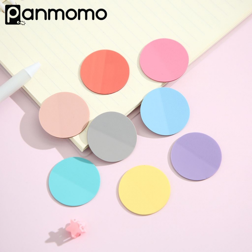 Panmomo Circle Shaped PET Sticky Notes/Memo Note Label Round Circle ...