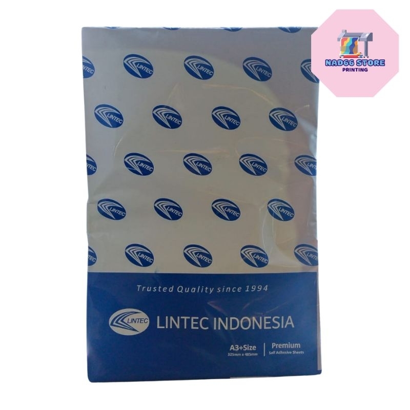 Lintec Digiprint Glossy Bontak Stickers A3+ / LINTEC Glossy Bontak ...