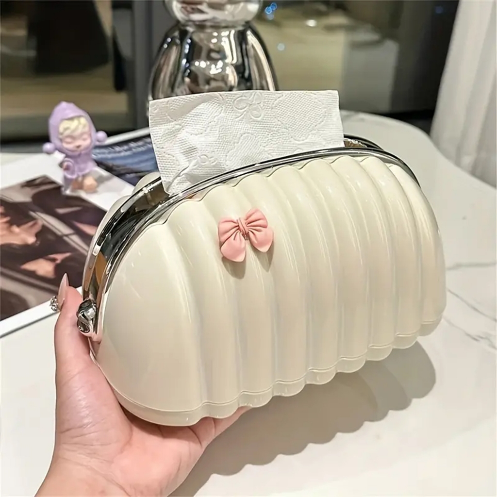 SUPERBEE D82 Mini Shell Tissue Pouch Viral Shell Tissue Box/ Aesthetic ...