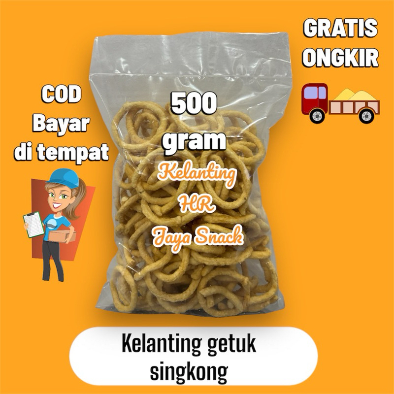 500g KELANTING GETUK Pringsewu original cassava tasty & crunchy ...