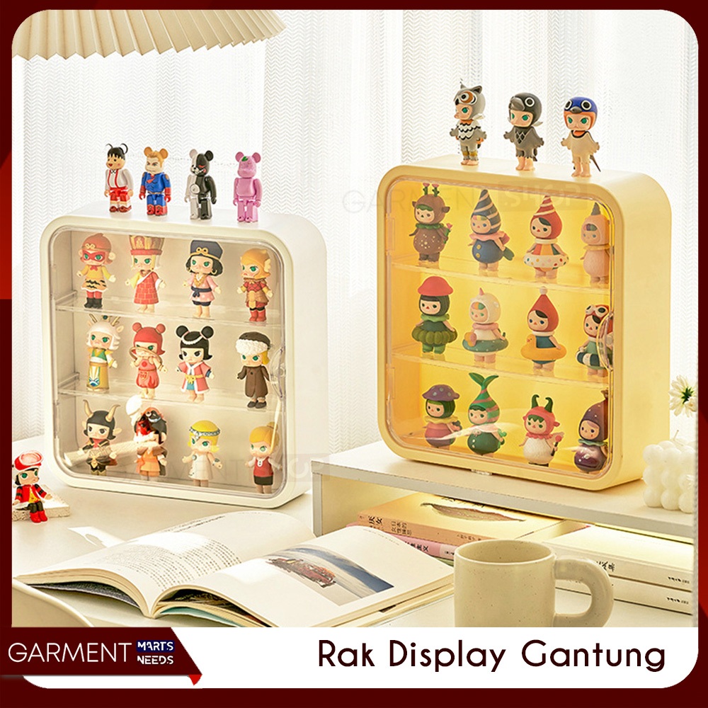 Wall Mounted Hanging Toy Display Rack Action Figure Box 3-tier ...
