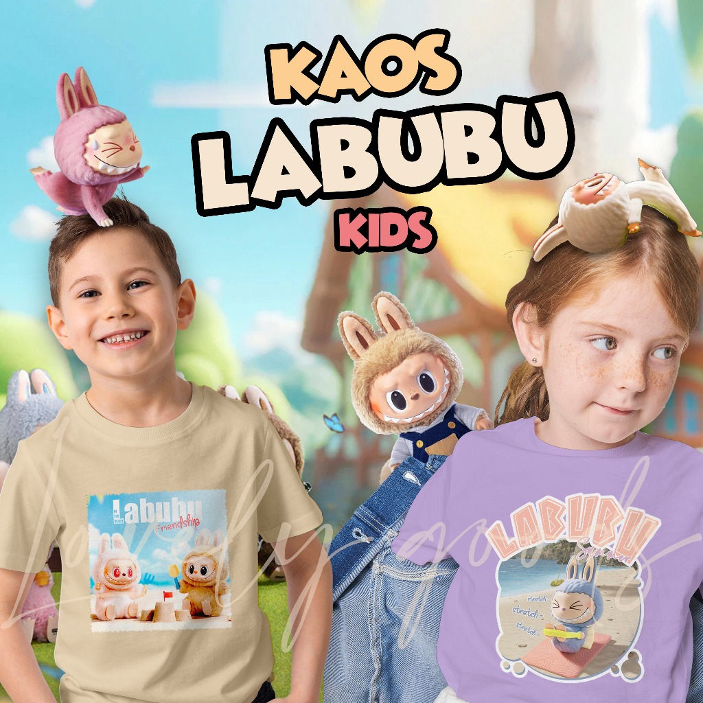 Labubu T-Shirt STICKER SABLON LABUBU STICKER SABLON LABUBU VIRAL ...