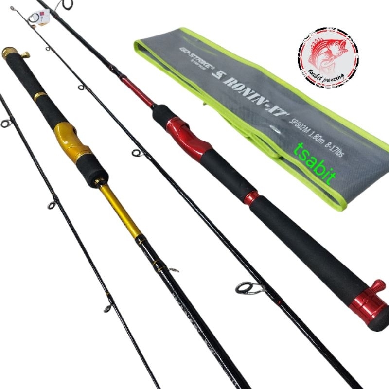 Go strike Rod versus ronin xt 165cm 180cm ring fuji | Shopee Malaysia