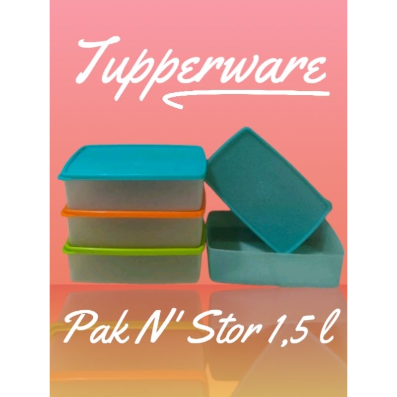Tupperware Pak N' Stor / Freezer Food Container 1,5L | Shopee Malaysia