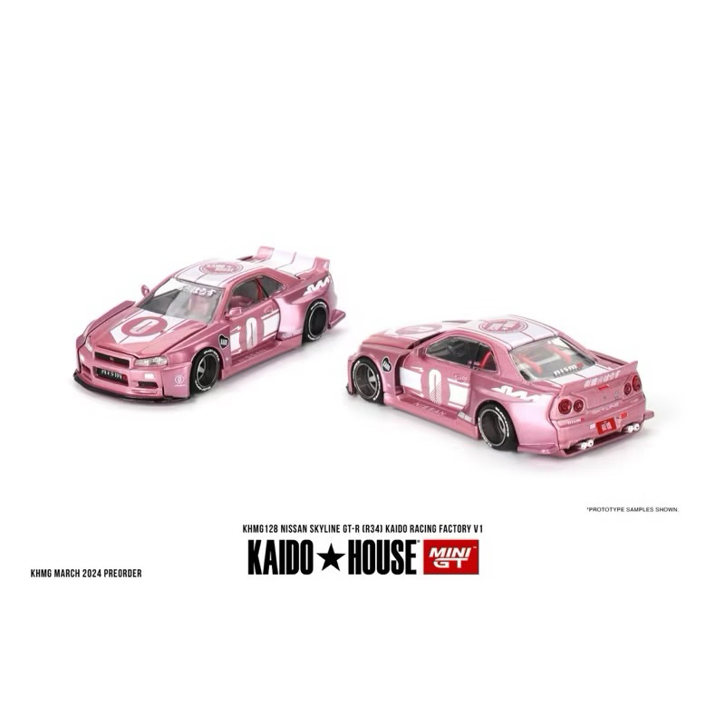 Kaido House GT Nissan Skyline GT-R (R34) Pink Kaido Racing Factory V1 ...