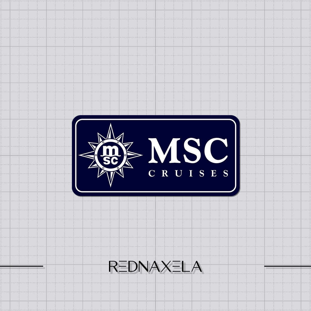 Msc Cruises Vinyl Sticker Outdoor Travel Sticker Suitcase Sticker ...
