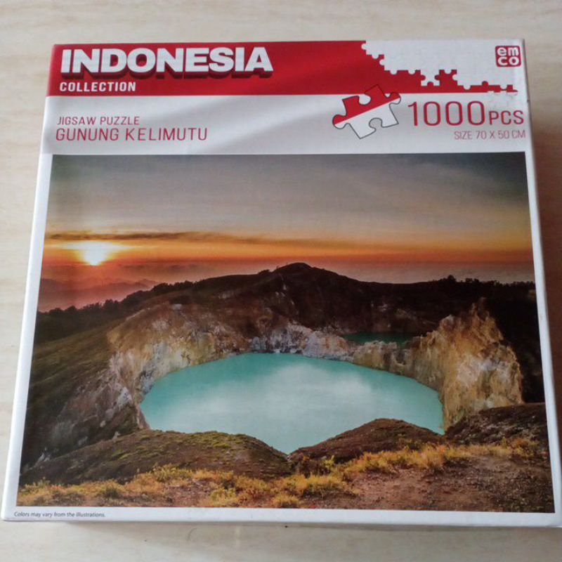 Emco Indonesia Collection Jigsaw Puzzle Gunung Kelimutu Collection ...
