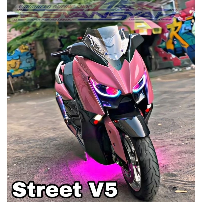 Windshield Xmax old European V5. Old Xmax Visor, Latest European Sporty ...
