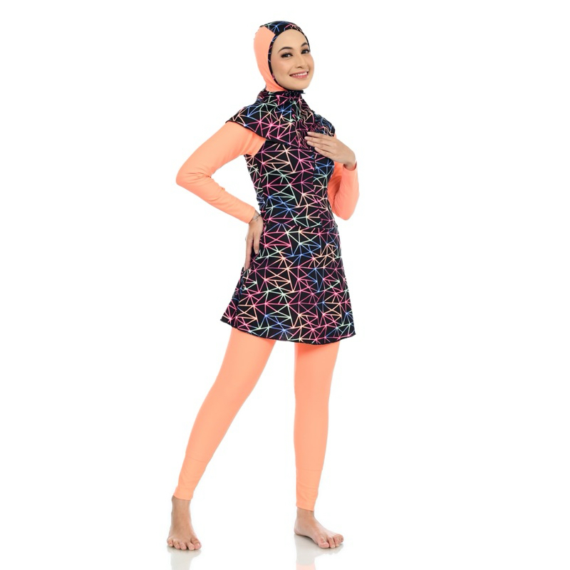 Laila Kids Muslimah Swimsuit/Elementary School Children's Swimsuit ...