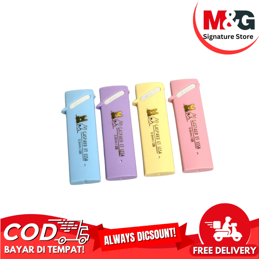 Refil Pencil Mechanic M&G Gaspard et Lisa Fill Mechanical Pencil 2B Tip ...