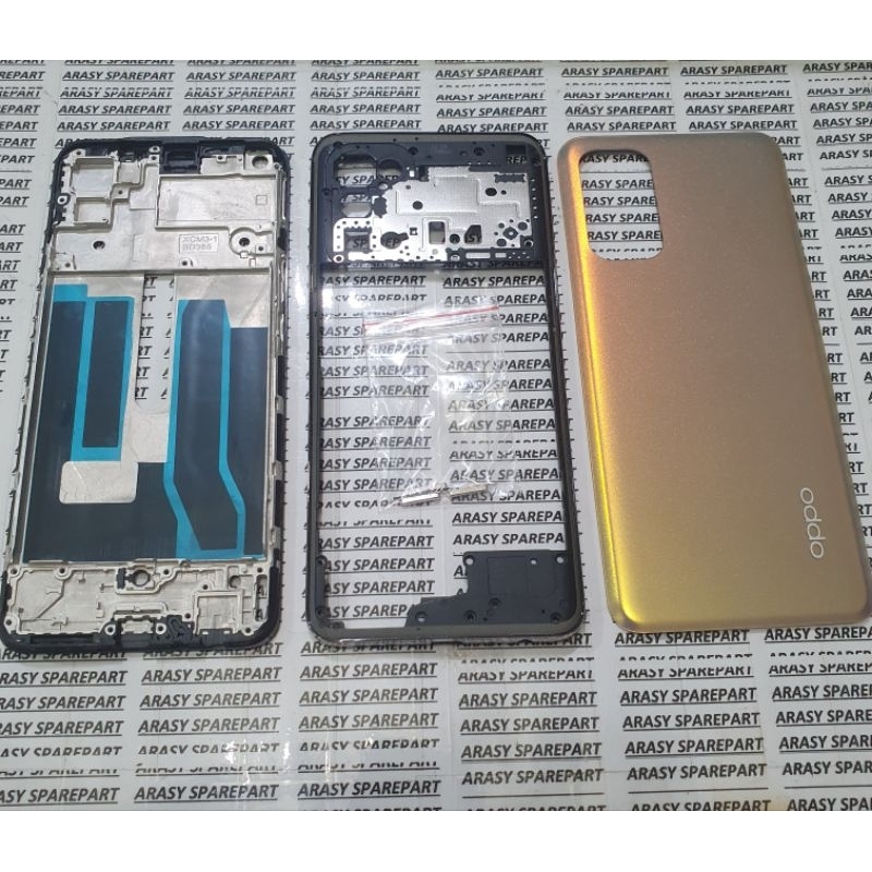 Oppo Reno 5 4g Fullset Housing Casing Complete with 3 Parts of Bone ...