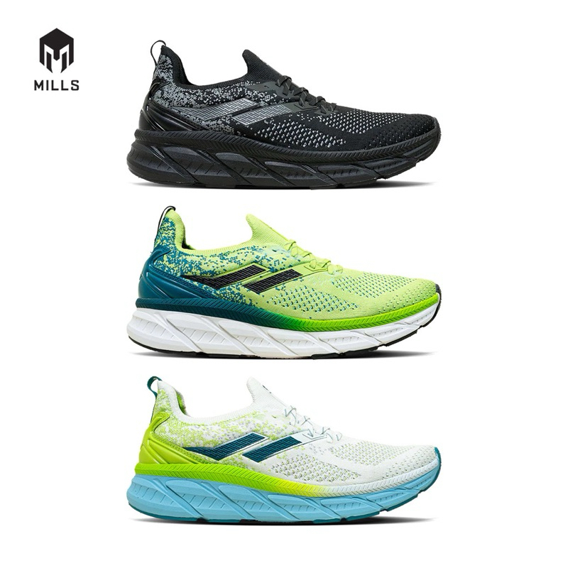 Running MILLS ENERMAX NANOKNIT RUNNING Shoes 100% original | Shopee ...