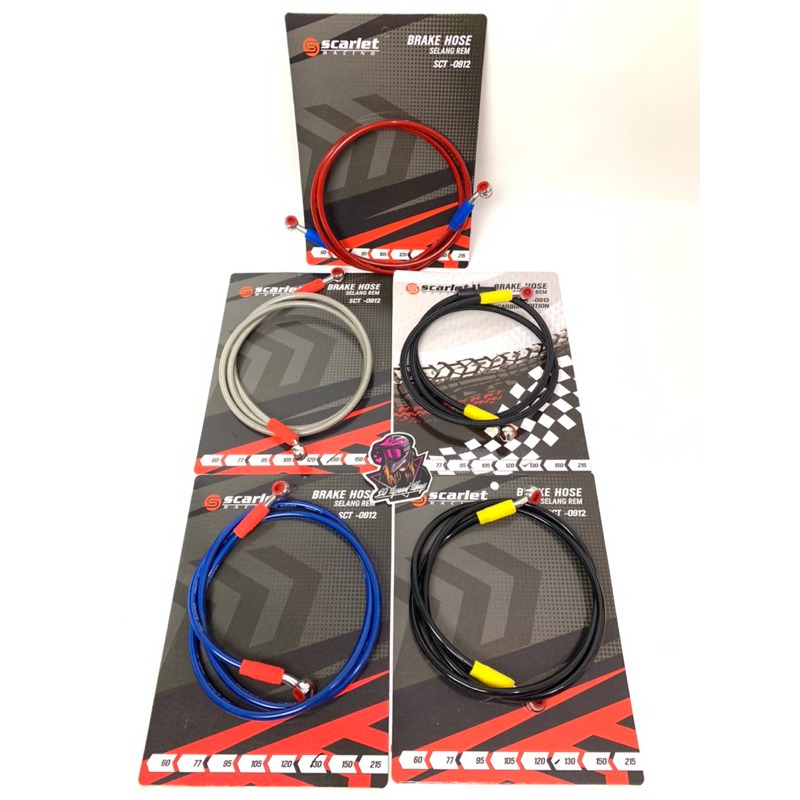 Original Scarlet Racing Brake Hose 60cm 95cm 130cm 150cm Motorcycle Brake Hose Klx Crf Wr Brake ...