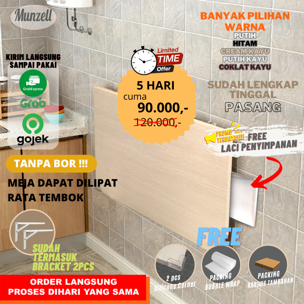 Wall Folding Table/wfh Table/laptop Table/Study Table/Work Table ...