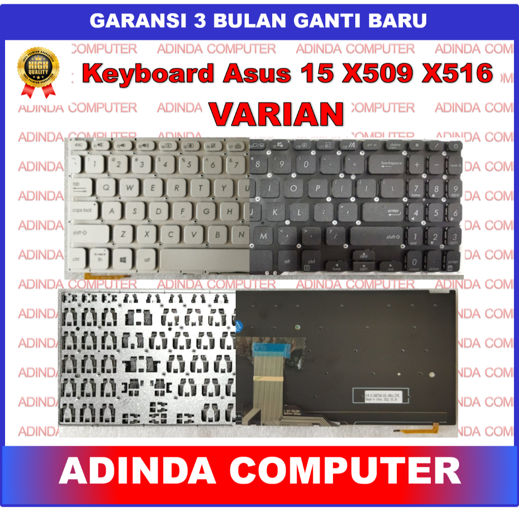 Asus Vivobook Keyboard 15 X509 X516 X515EA X515J X515JA X515JA X515jf ...