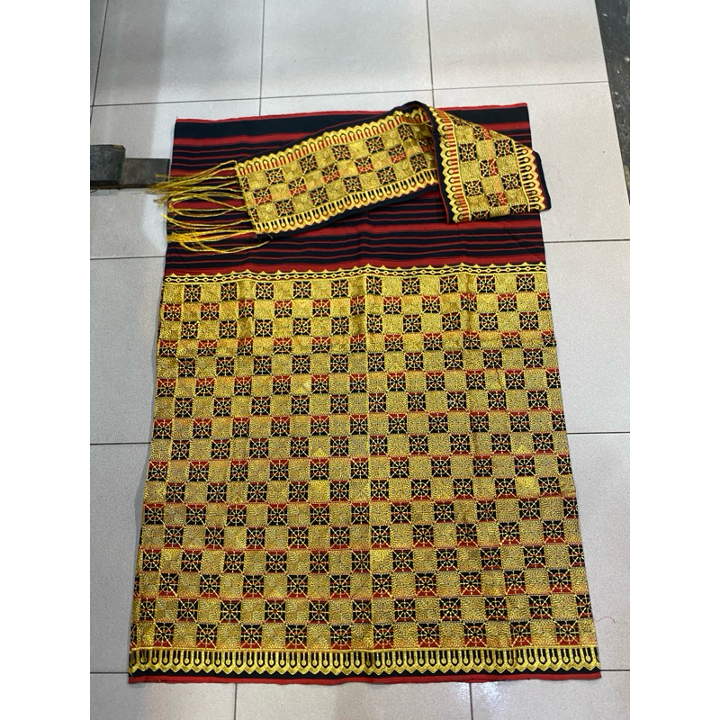Diamond motif embroidered woven filter (mama only) | Shopee Malaysia