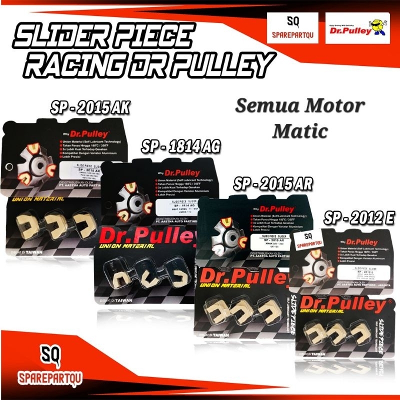 Slider Slide Piece Dr Pulley Vario PCX ADV Beat Scoopy Nmax Xmax Mio ...