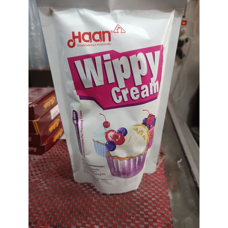 Wippy Cream HAAN/Wippy powder original Wippy powder 200GR packaging ...