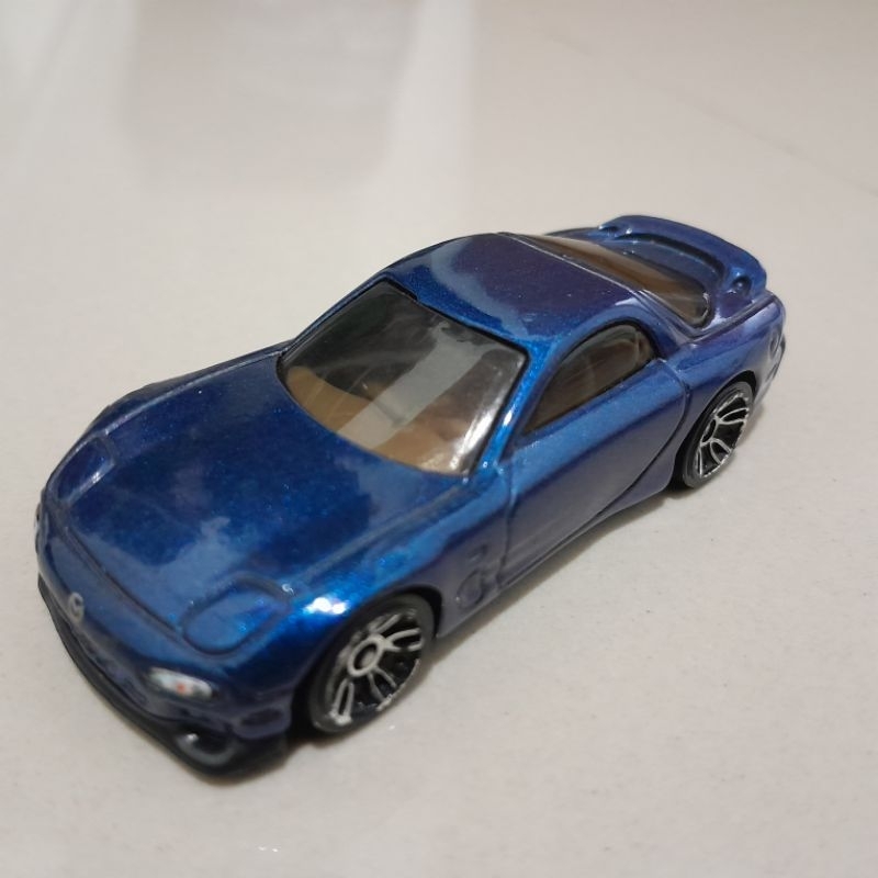 Hot wheels 95 mazda rx7 Blue | Shopee Malaysia