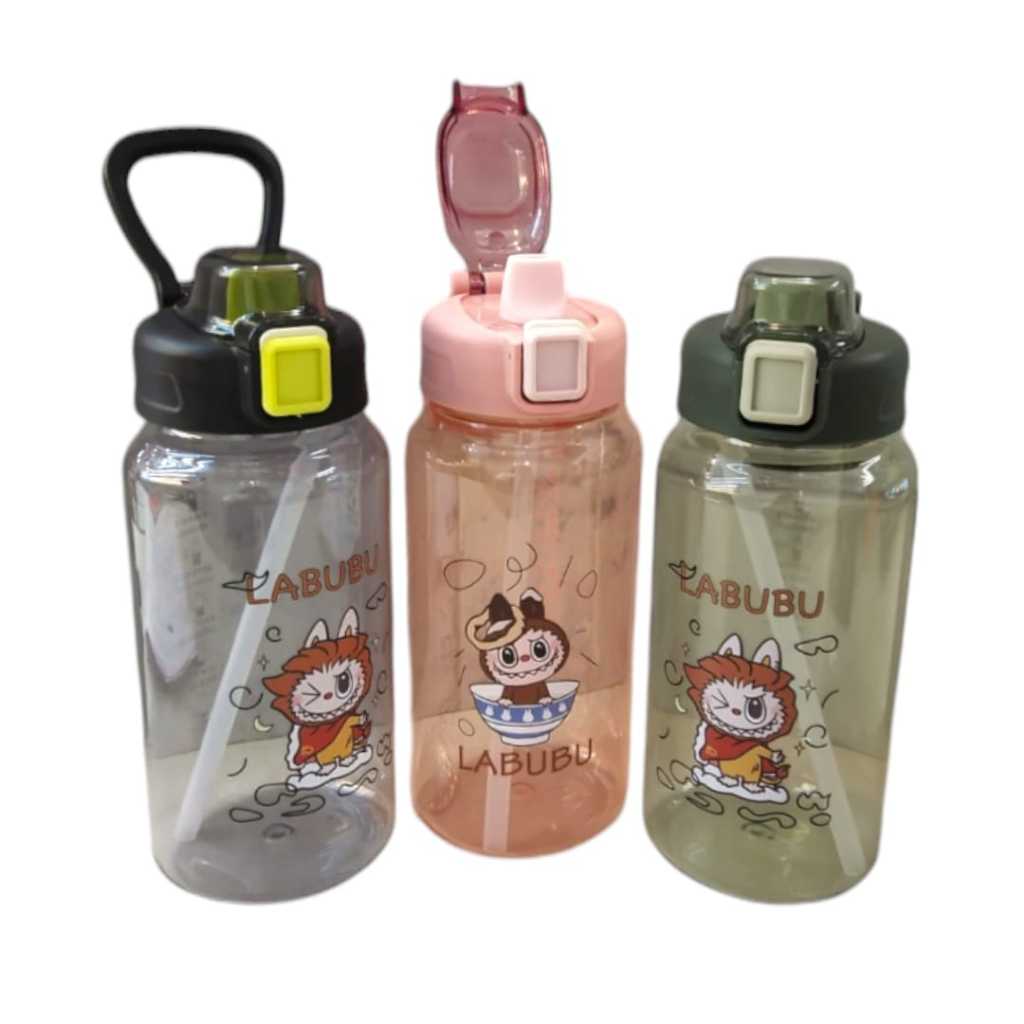 Labubu BPA Free School Children's Plastic Drinking Bottle 800ml ...