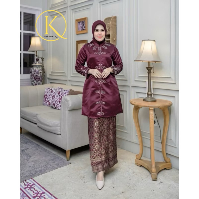 PUTIH HITAM Kirana.ol - MODERN Sequin KEBAYA - BAJU KURUNG MELAYU ...
