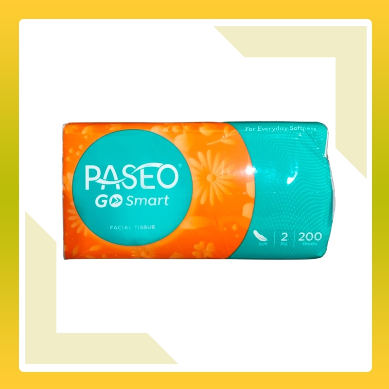 Tissue Paseo GO Smart 200 Sheets 2 Ply Facial TIssue Paseo | Shopee ...