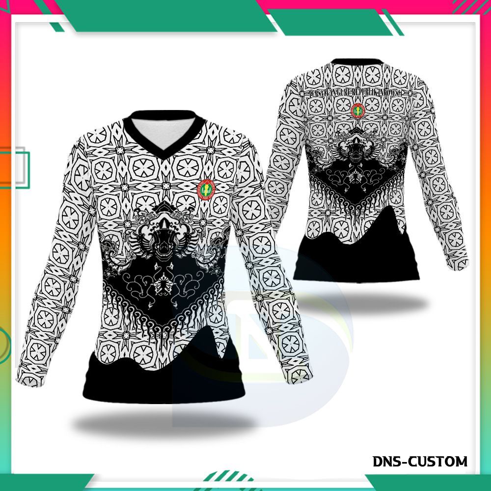 Pgri Clothes | Pgri Batik Women's Polo Shirt | Pgri Batik Teacher ...