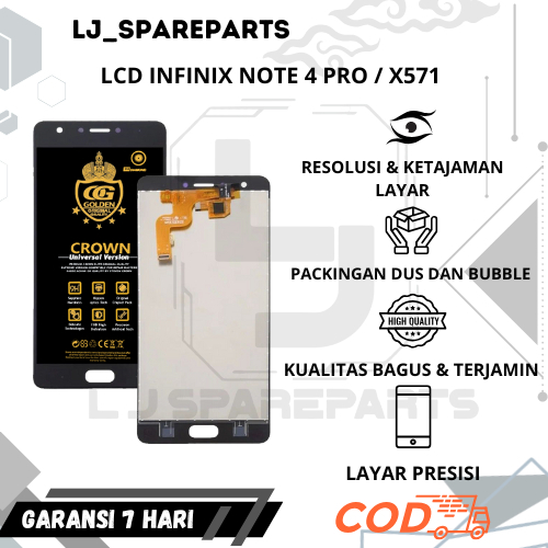 Infinix NOTE 4 PRO / X571 FULLSET ORIGINAL COMPLETE LCD TOUCHSCREEN ...