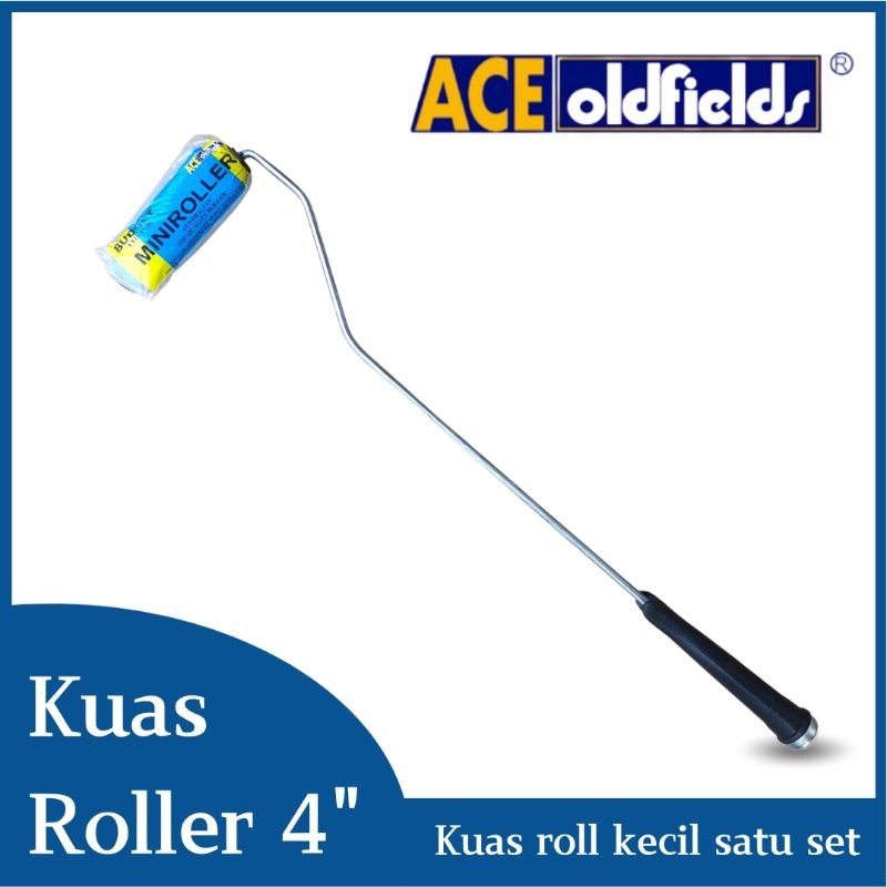 Ace oldfields premium mini roller brush 4" inch | Shopee Malaysia
