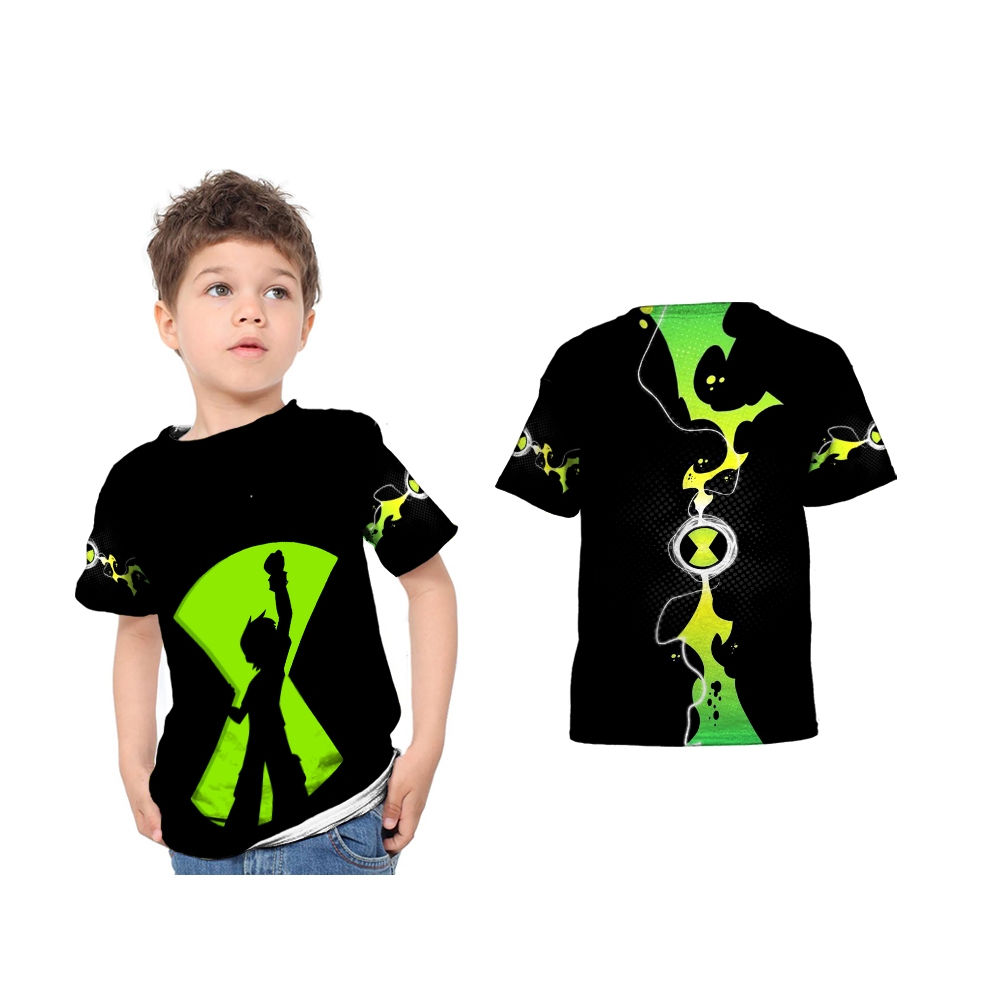 Latest BEN 10 Pattern 3D printing Children's Clothes 2025 NEW | Shopee ...
