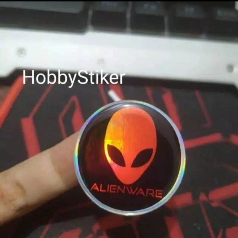 Alienware gaming embossed emblem sticker for pc laptop | Shopee Malaysia