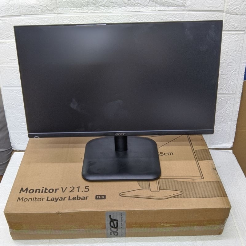 Acer 22inch (21.5") IPS frameless Monitor/fullset Complete BOX | Shopee ...