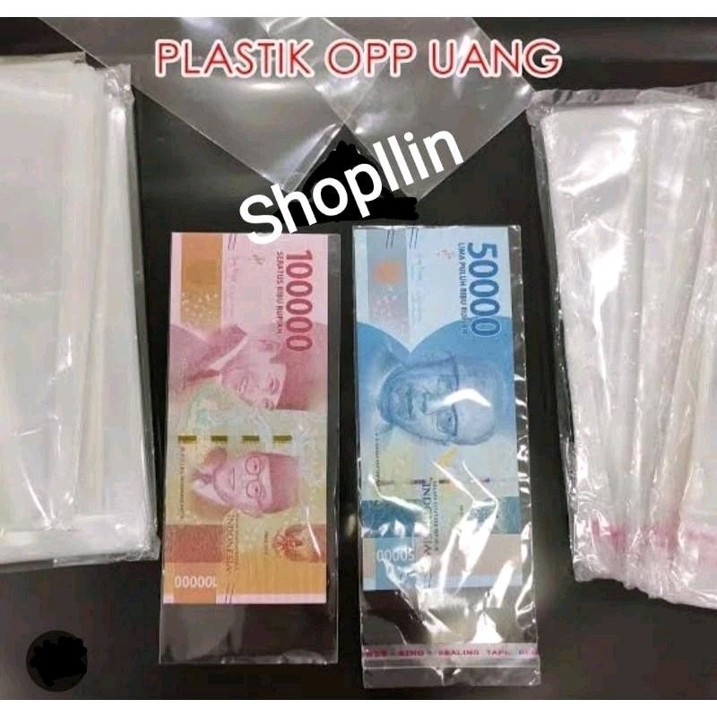 100pcs Clear Opp Plastic, Sizes 7x15 & 7x18 & 8x18 For Money Buckets ...