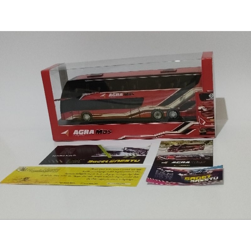 Miniature BIS BUS PAPERCRAFT JETBUS 5 JB5 AGRAMAS JETBUS5 SDD DOUBLE ...