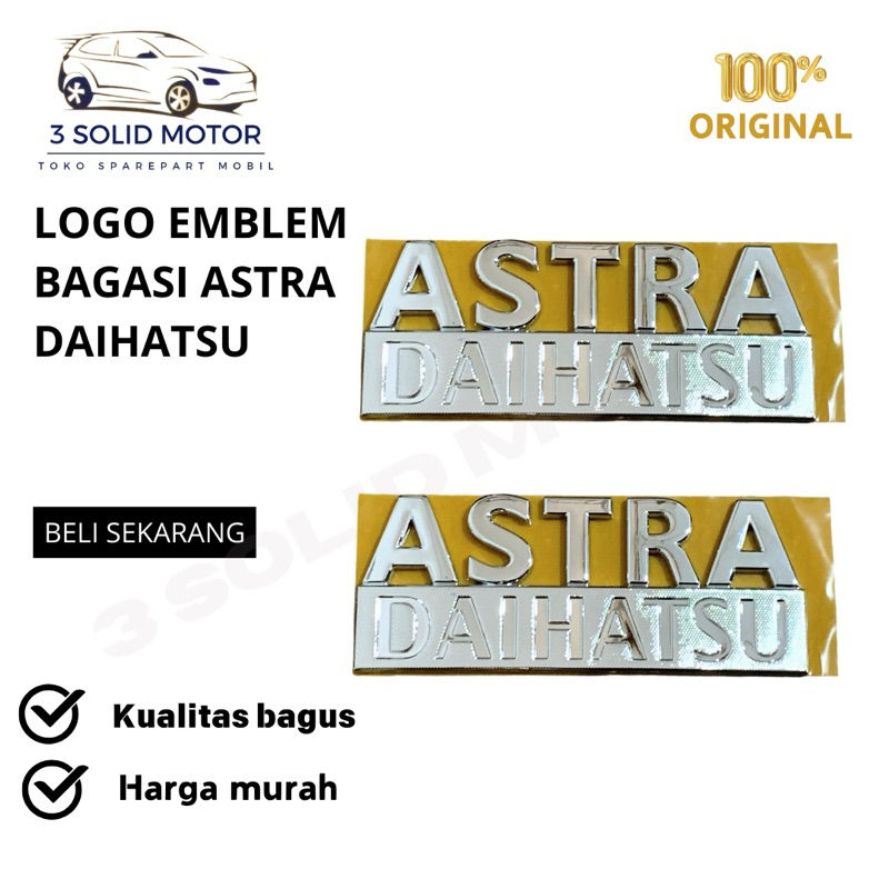 Original Astra Daihatsu Trunk Emblem Logo | Shopee Malaysia