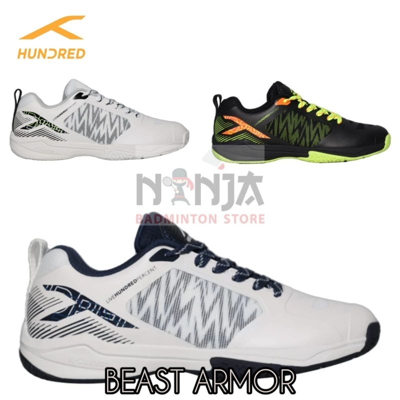 Hundred BEAST ARMOR Badminton Shoes // ORIGINAL BEAST ARMOR HUNDRED ...
