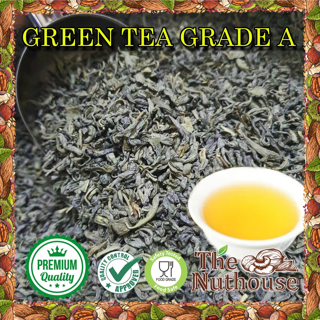 100gr Green Tea Grade A Organic OG Pekoe [Premium Tea Leaves] | Shopee ...